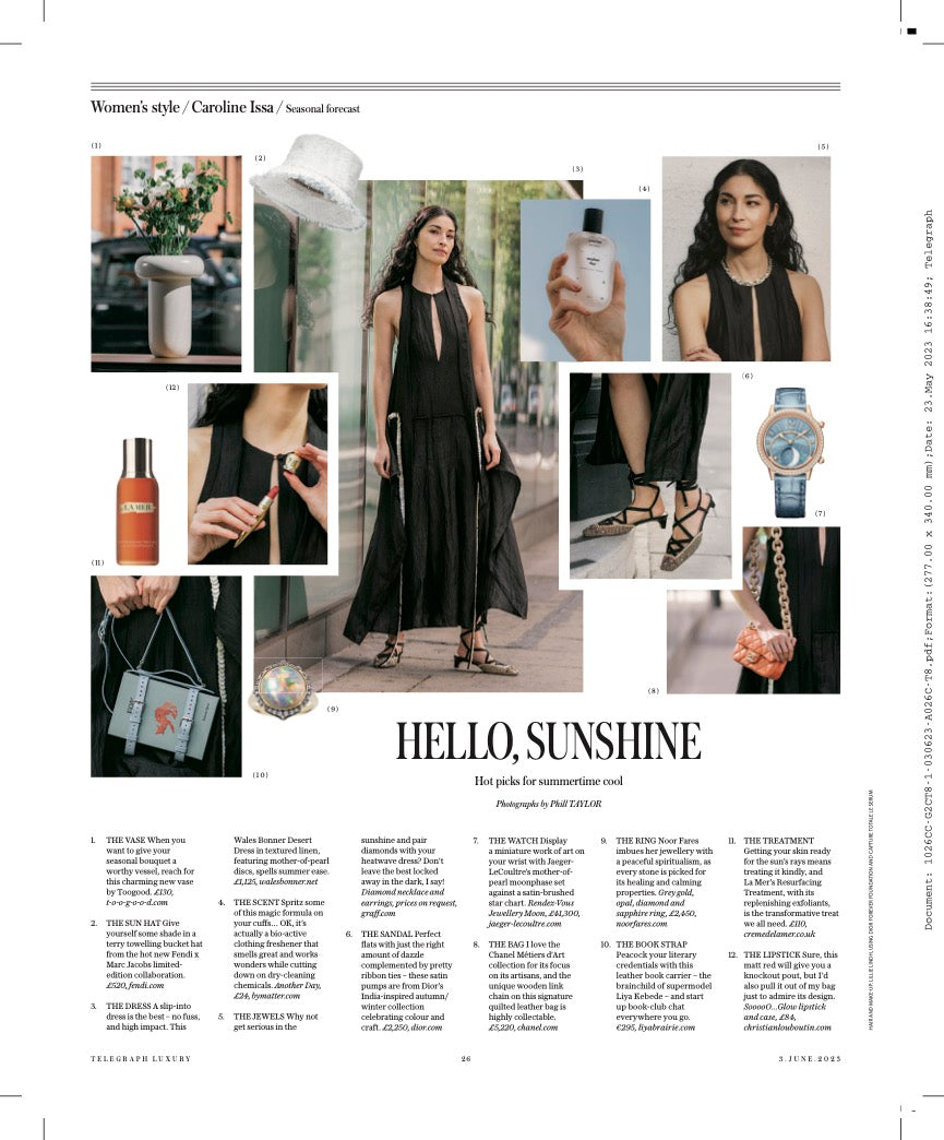 Telegraph Luxury: Caroline Issa – Noor Fares